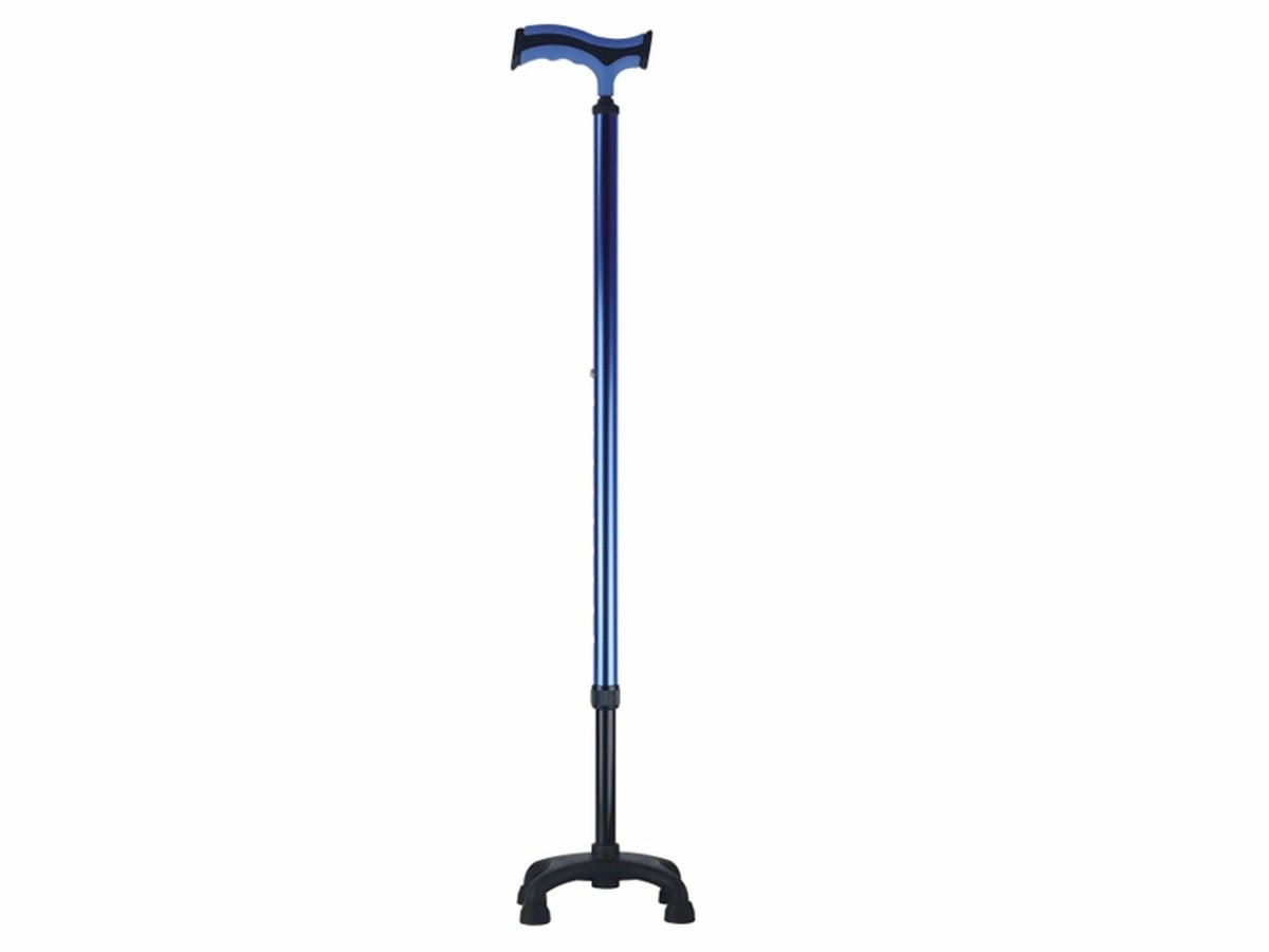 Telescopic walking stick and 4 base rods - azarim