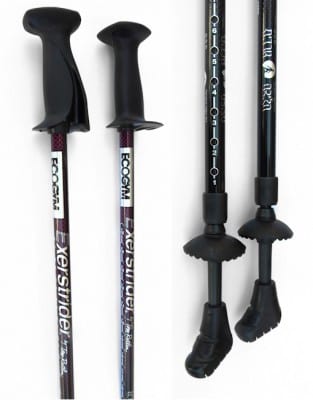 Stability walking sticks including personal bag for cues - azarim