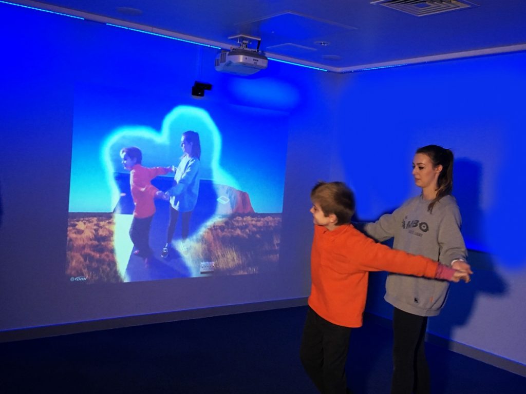 The LED projector for the sensory stimulation of Rompa - azarim